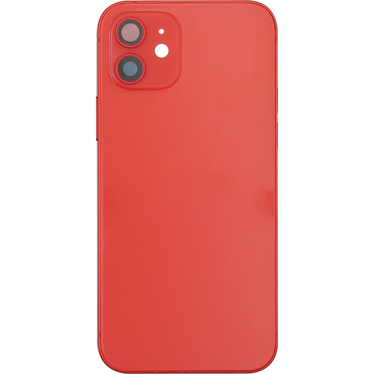 iPhone 12 Back Housing w/ Small Parts Red (No Logo) | Parts4Cells