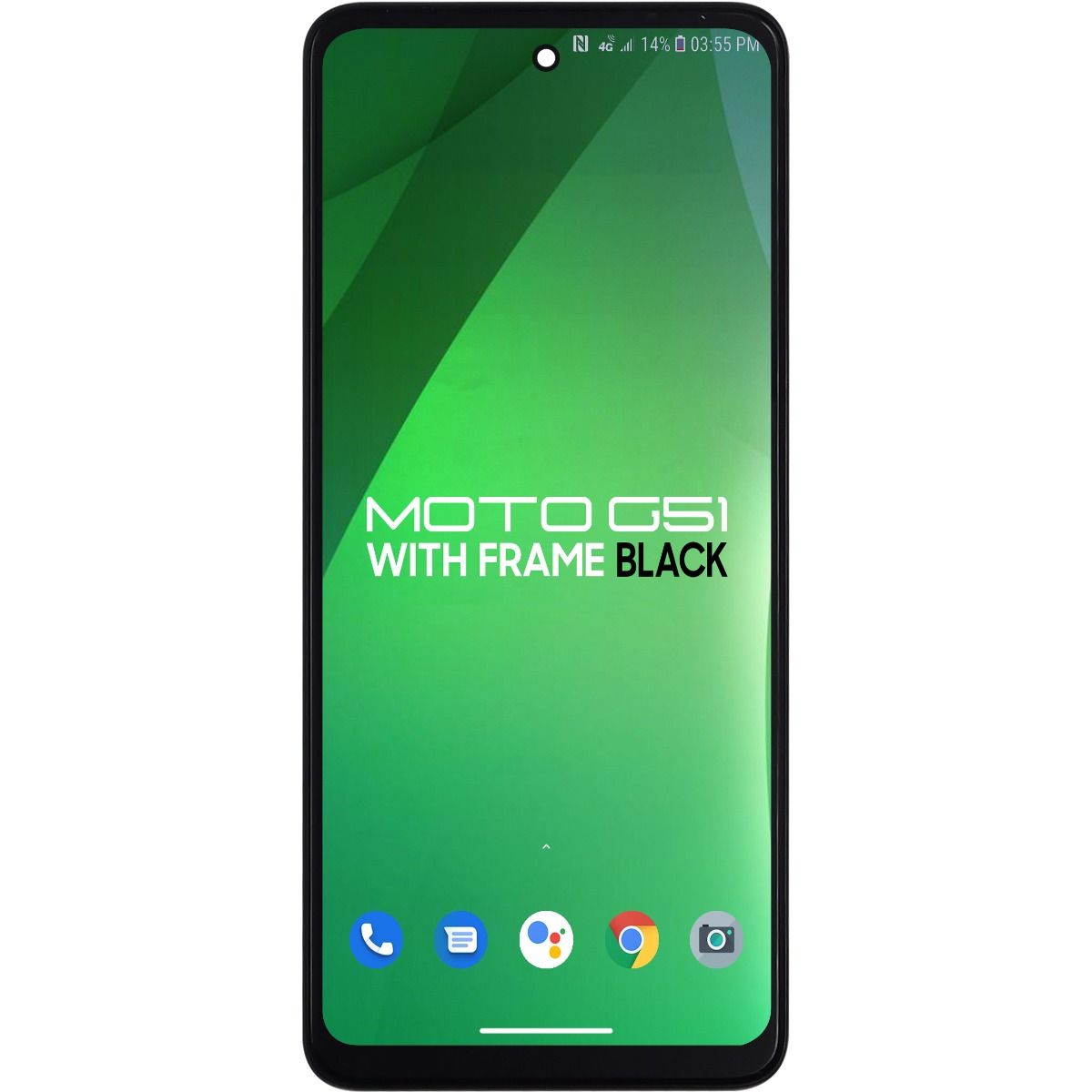 Motorola Moto G51 5G (XT2171/2021) LCD with Touch + Frame Black
