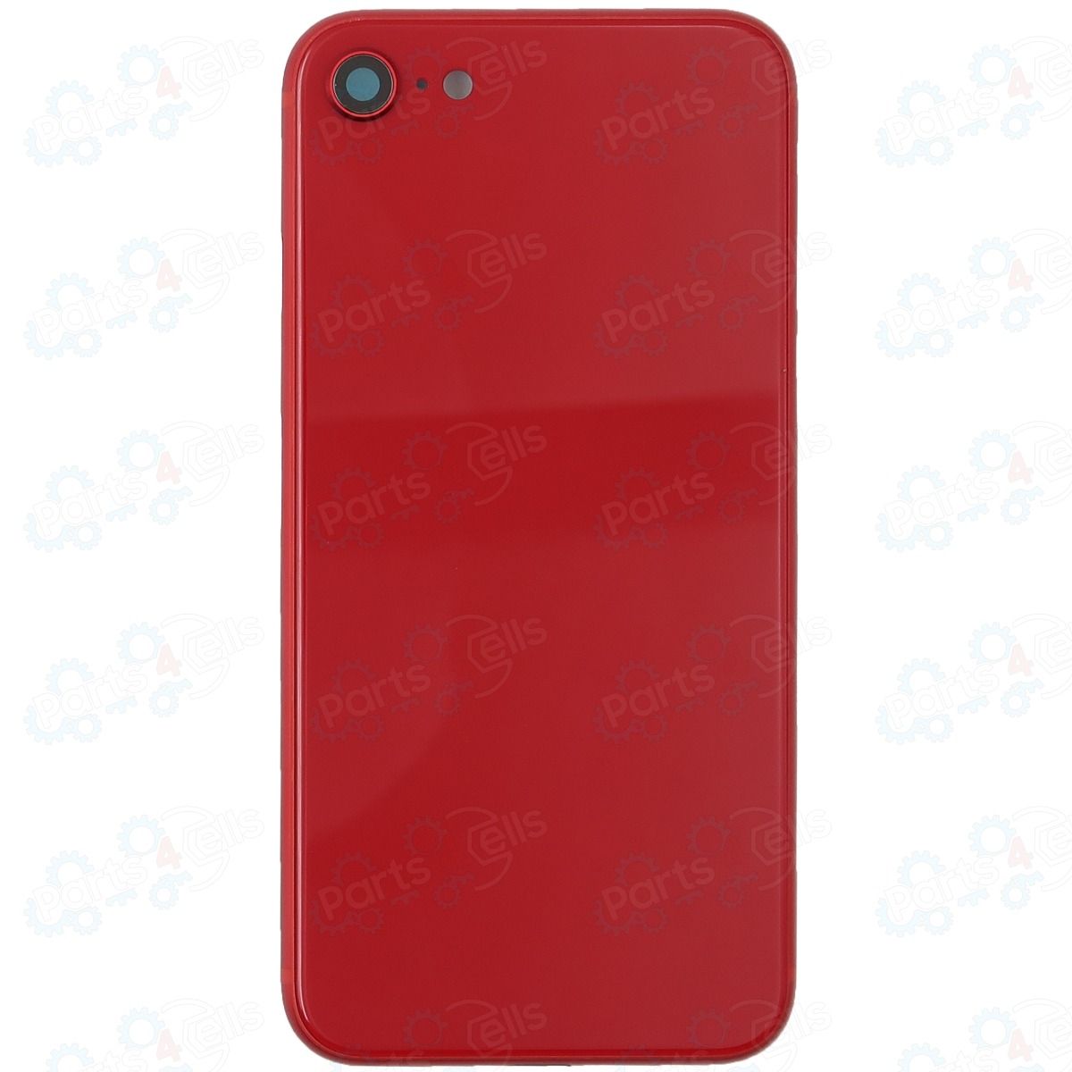 iPhone 8 Back Housing w/ Small Parts Red NO LOGO - Parts4Cells