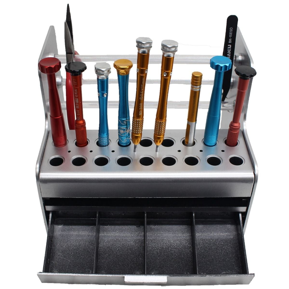 Multi Function Screwdriver and Tools Storage Box With Drawer - Parts4Cells