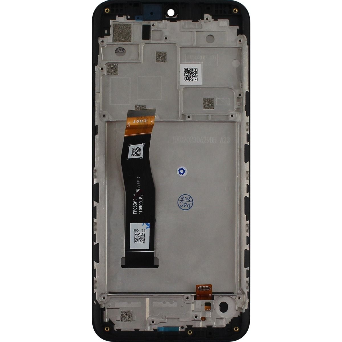 Nokia C110 LCD With Touch + Frame Black - Parts4Cells