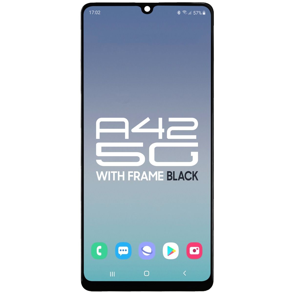Samsung A42 5G LCD With Touch + Frame Black Best Quality - Parts4Cells