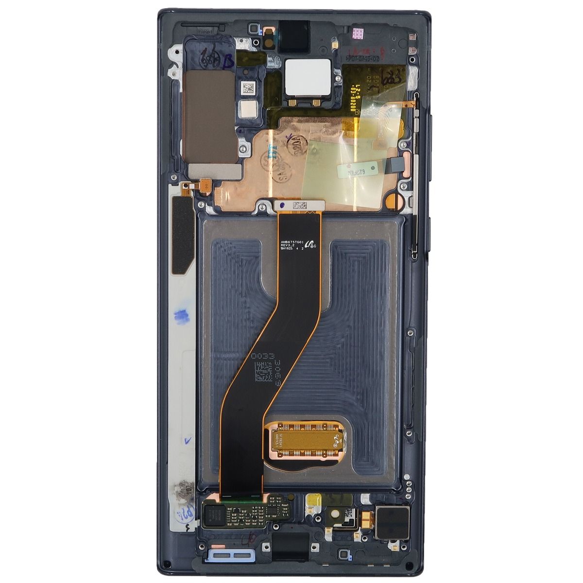 Samsung Note 10 Plus LCD With Touch + Frame Aura Black Service Pack ...