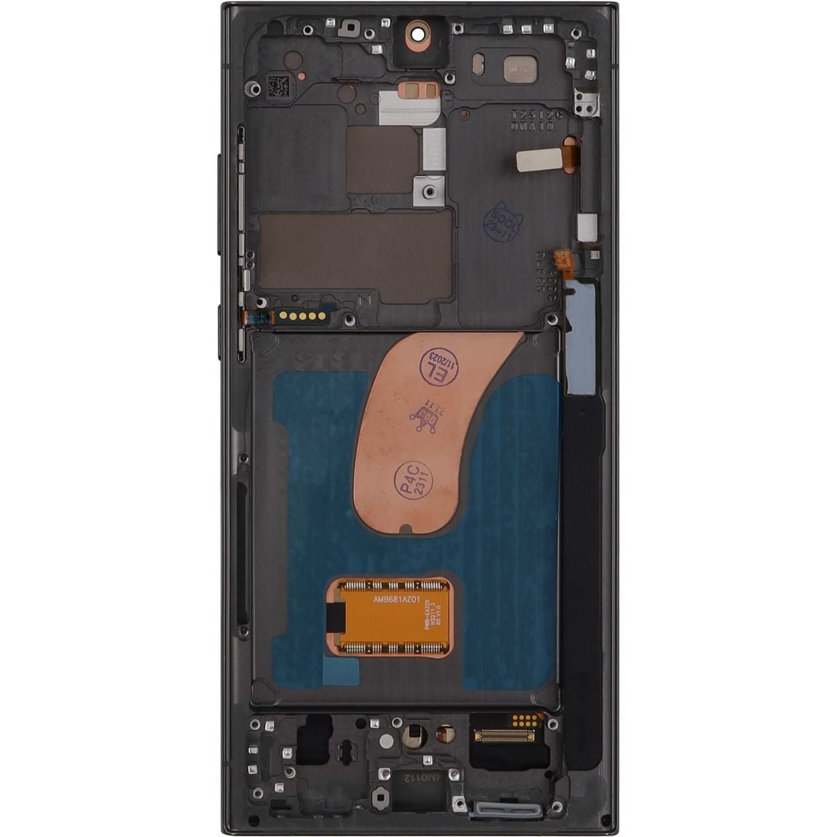 Samsung S23 Ultra 5G LCD with Touch + Frame After Market OLED Green ...