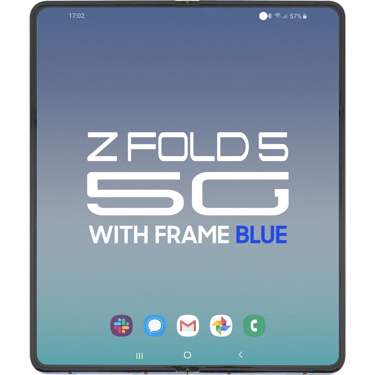 Samsung Z Fold 5 5G LCD With Touch + Frame Blue Service Pack - Parts4Cells