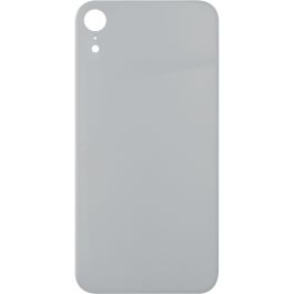 iPhone XR Back Glass without Camera Lens White NO LOGO - Parts4Cells