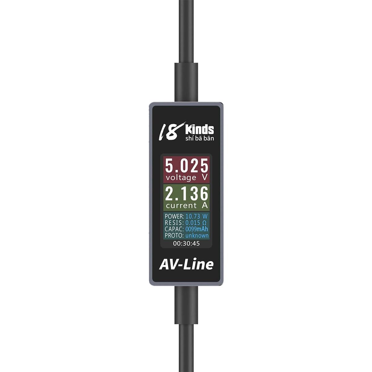 AV-Line Intelligent Detection Charging Cable- Type-C to USB - Parts4Cells