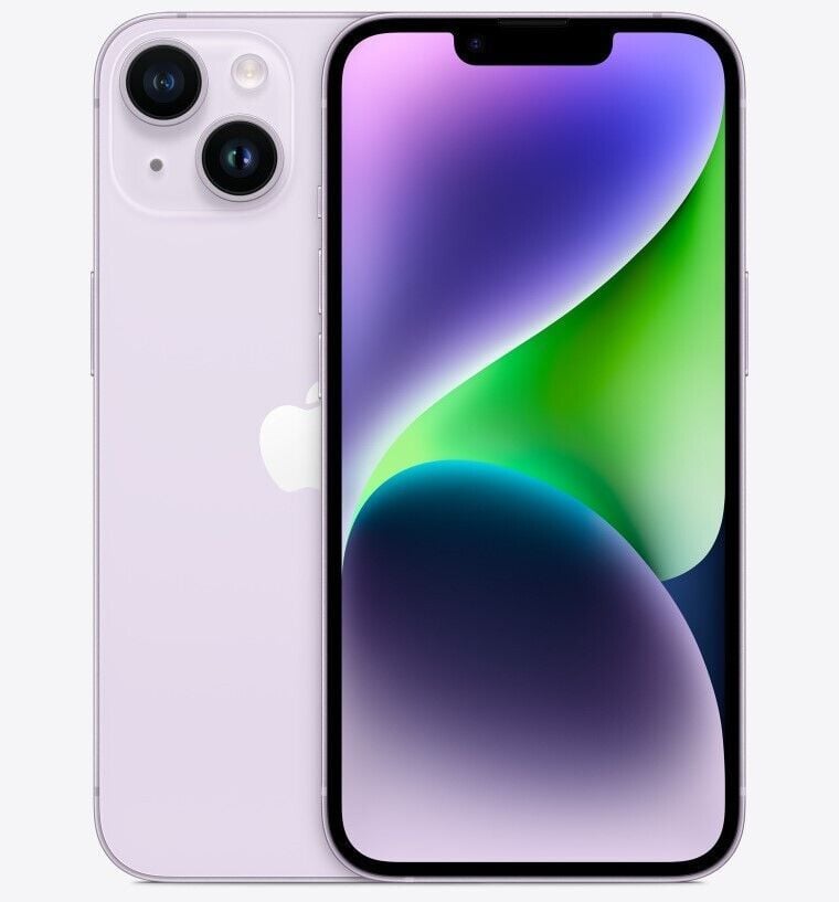 IPHONE 14 PLUS PURPLE GOOD 128GB NO FACE ID
