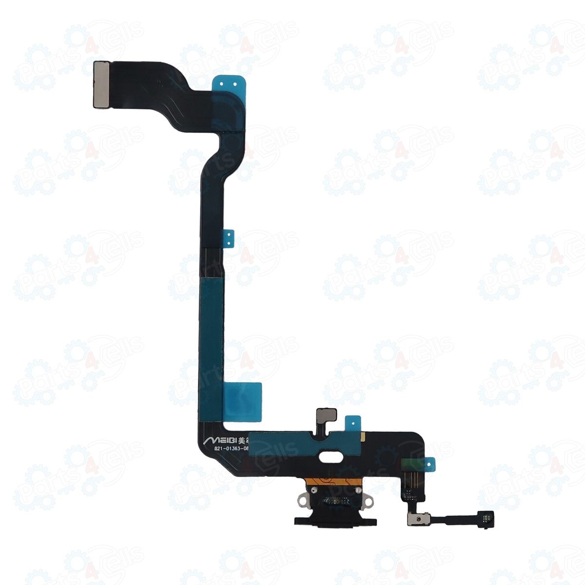 iPhone XS Charging Port Flex Best Quality Black - Parts4Cells