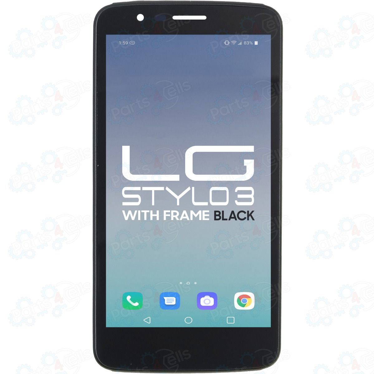 LG Stylo 3 LCD with Touch + Frame Black - Parts4Cells