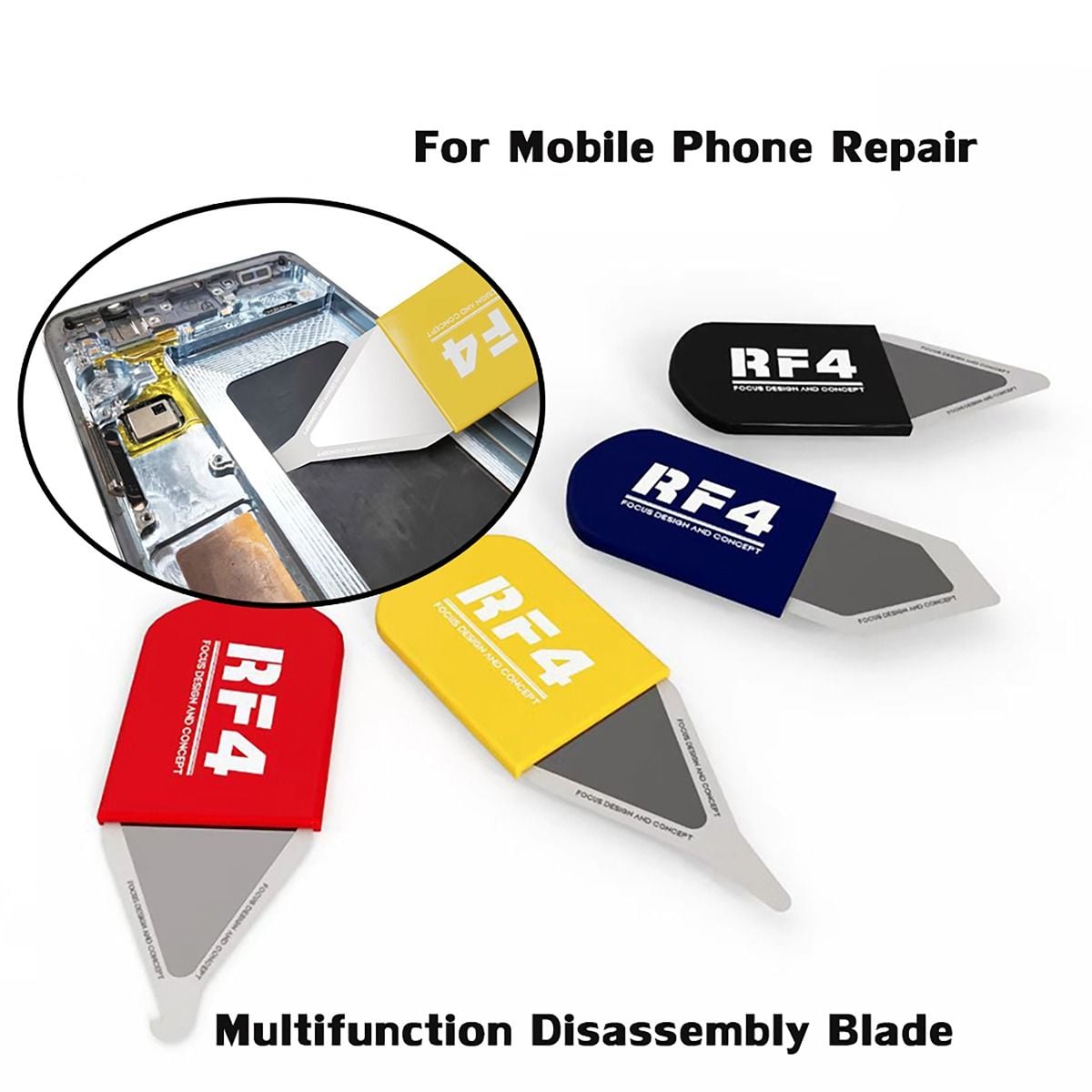 RF4 RF-DA9 Multifunction Disassembly Blades Set 4 IN 1 - Parts4Cells