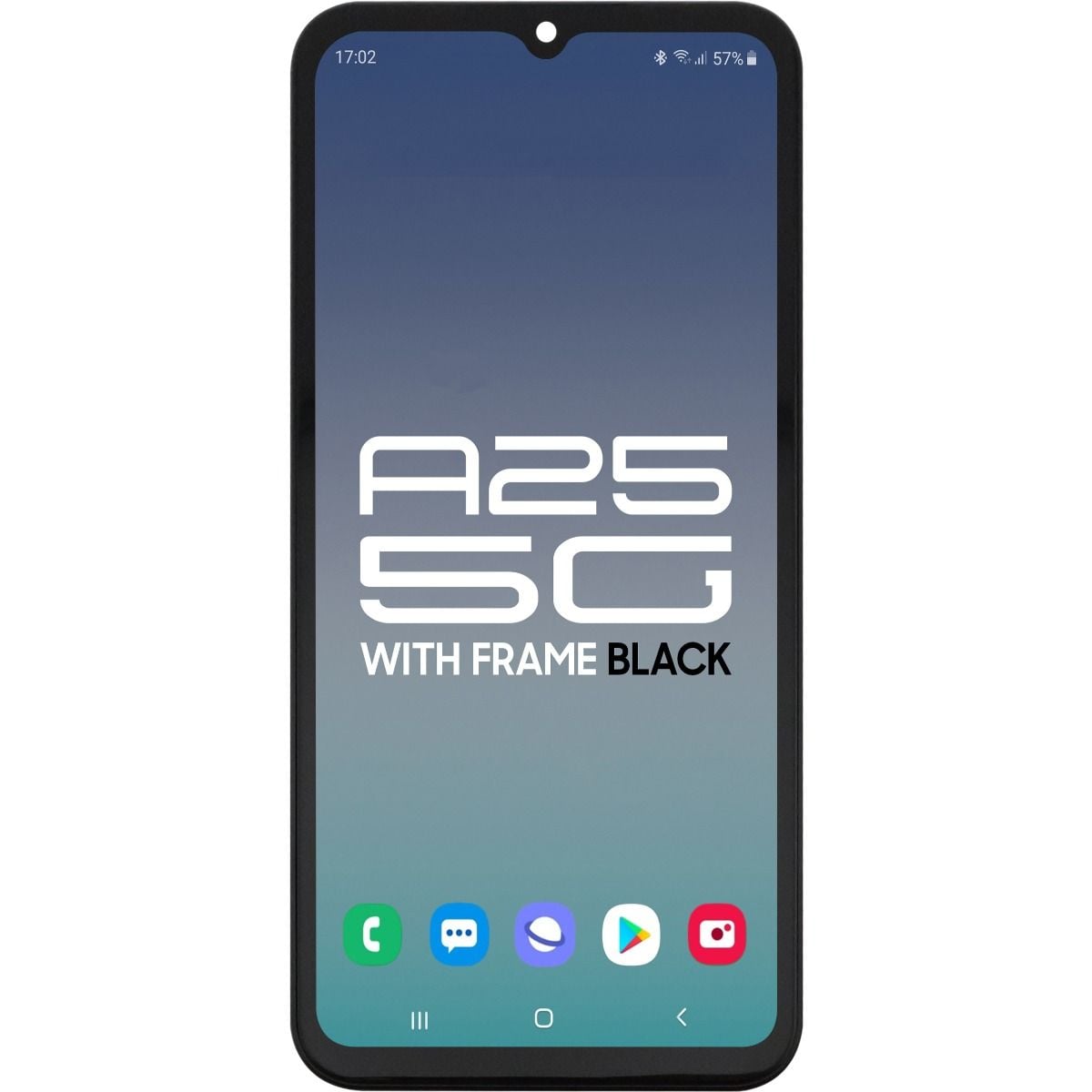 Samsung A25 5G A256 LCD With Touch + Frame Black Incell - Parts4Cells