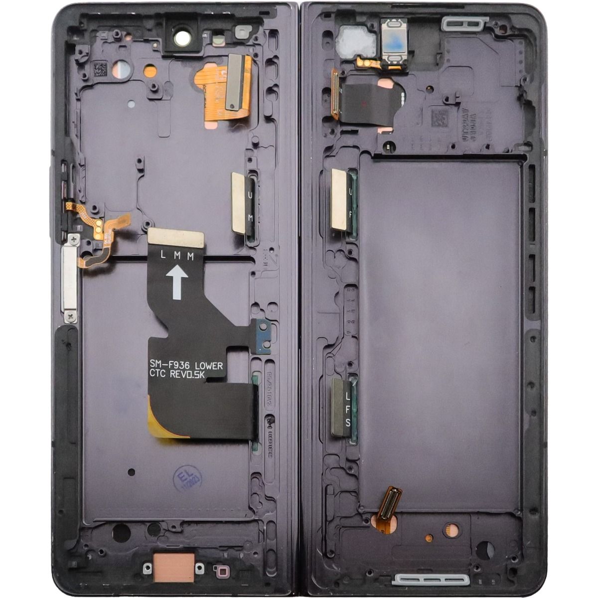 Samsung Fold 4 5G inner LCD with Touch + Frame Black (Refurbished OLED ...