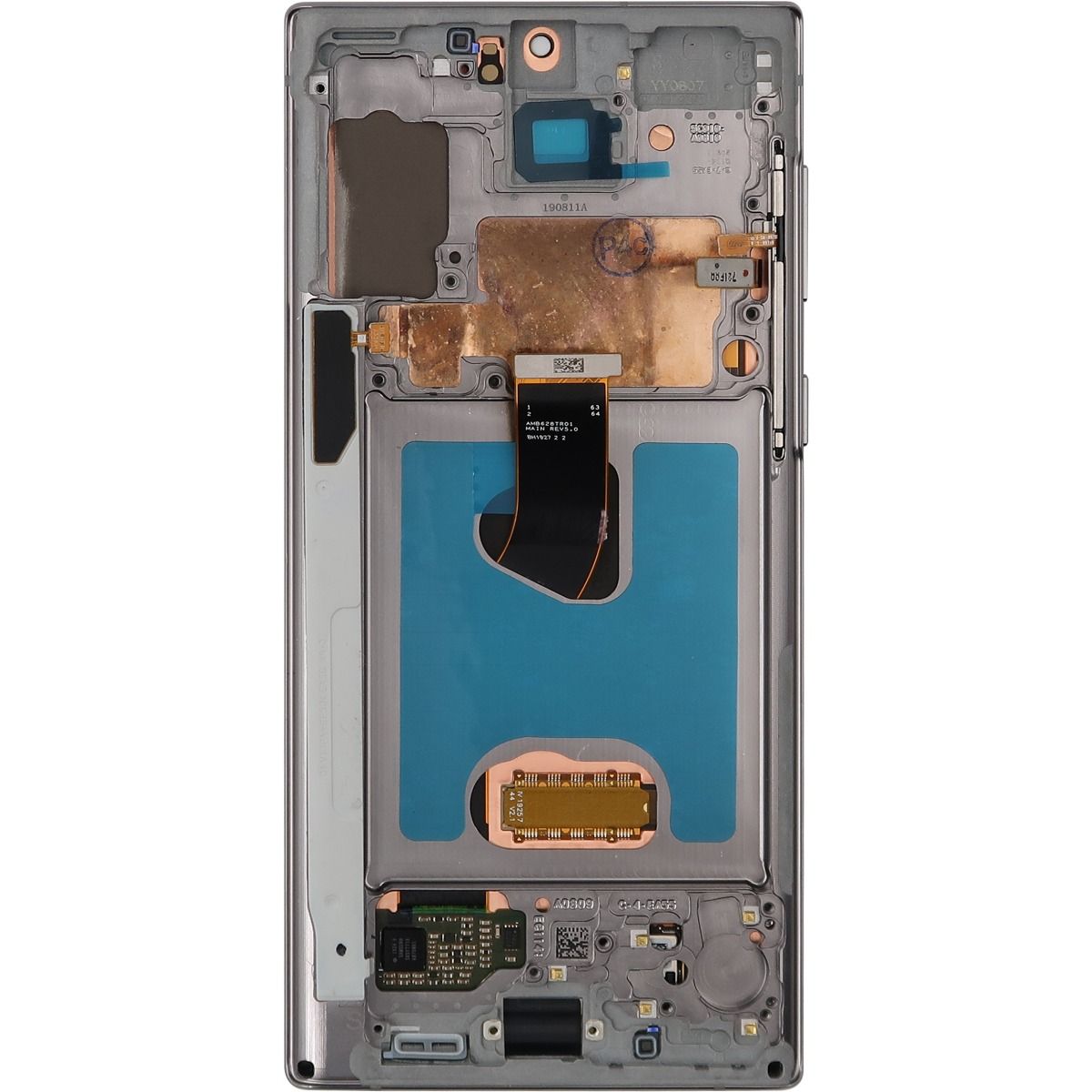 Samsung Note 10 LCD With Touch + Frame Aura Glow/ Silver (Refurbished ...