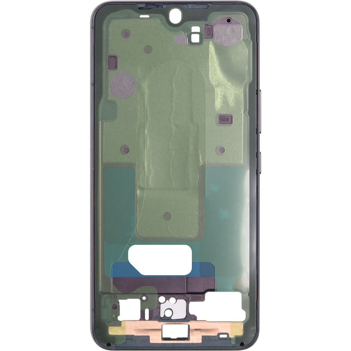 Samsung S22 5G Mid-Frame Housing Phantom Black (US Version) - Parts4Cells