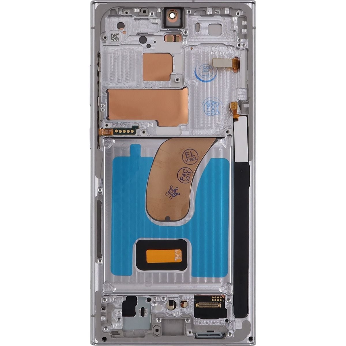 Samsung S23 Ultra 5G LCD with Touch + Frame Cream (Refurbished OLED ...