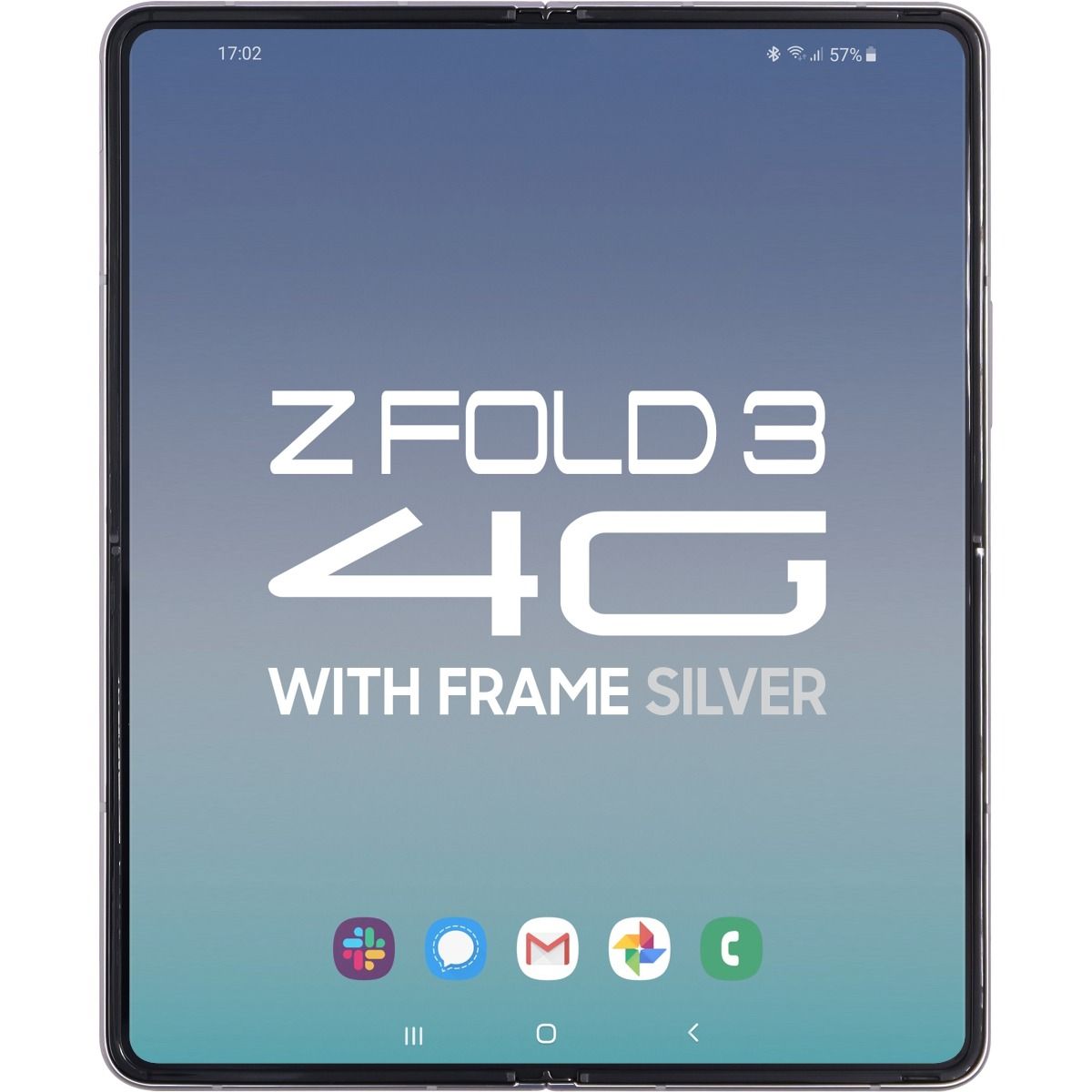 Samsung Z Fold 3 5G LCD With Touch + Frame Phantom Silver Service Pack ...