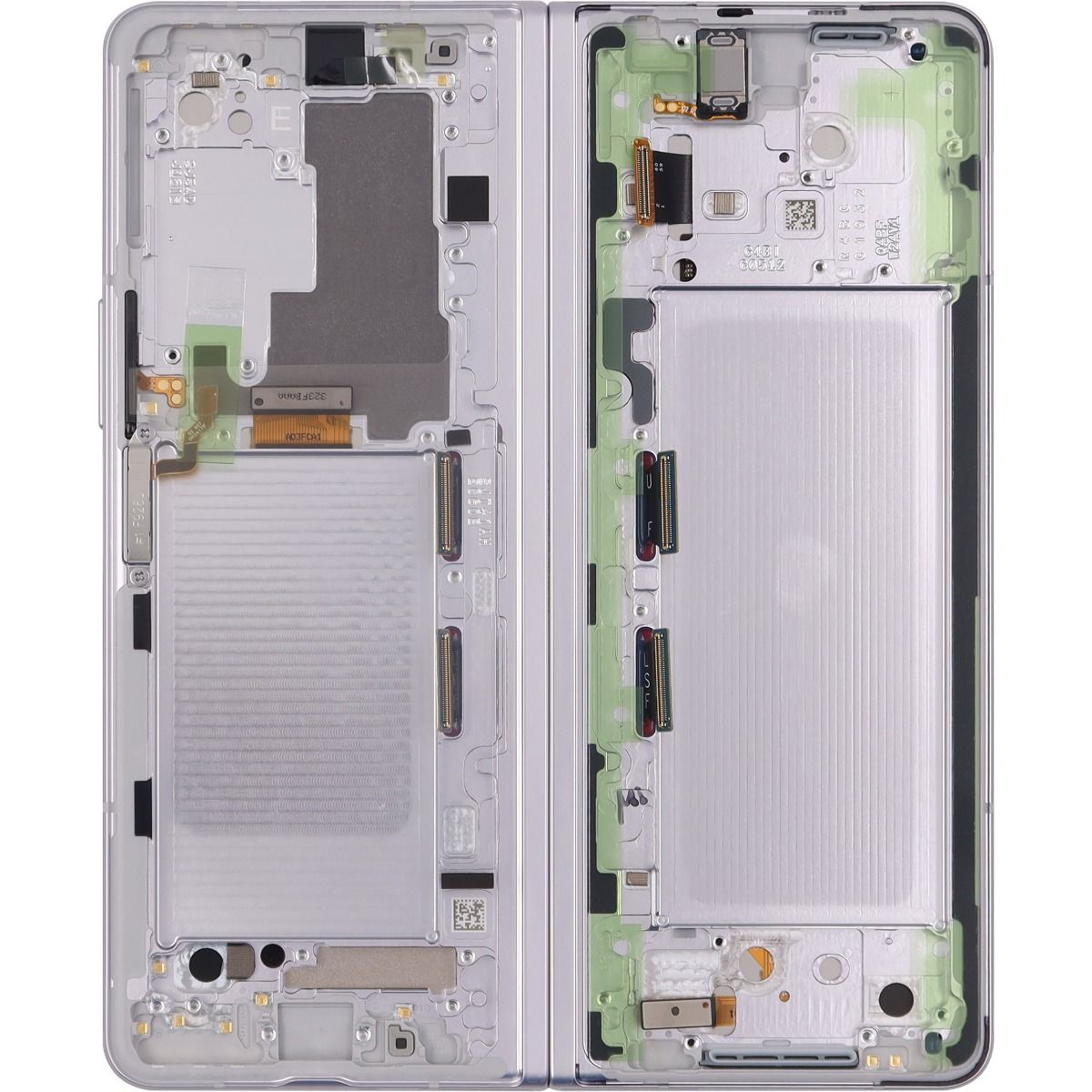 Samsung Z Fold 3 5G LCD With Touch + Frame Phantom Silver Service Pack ...