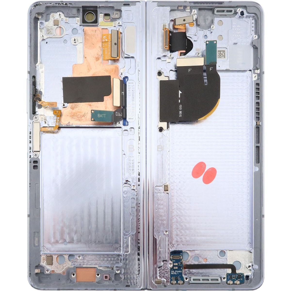 Samsung Z Fold 5 5G LCD With Touch + Frame Blue Service Pack - Parts4Cells